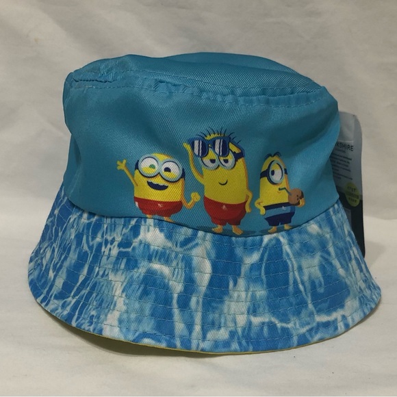 Berkshire | Accessories | Boys Minion Mickey Bucket Hat Tie Dye Blue 2w ...
